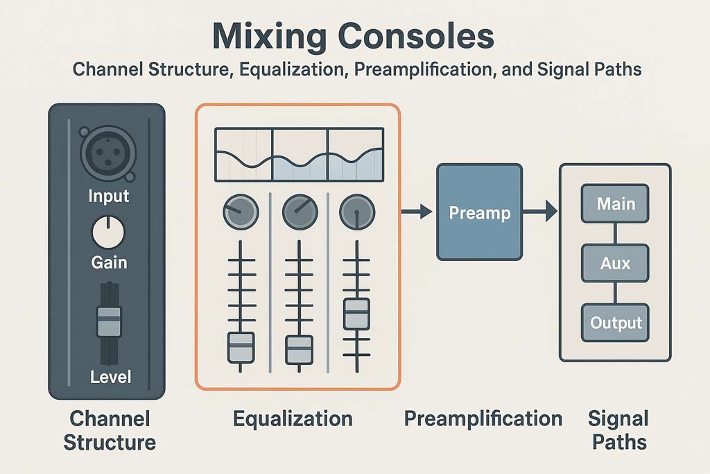 Mixing Consoles: Channels, EQ, Gain & Signal Flow | Tecnare®